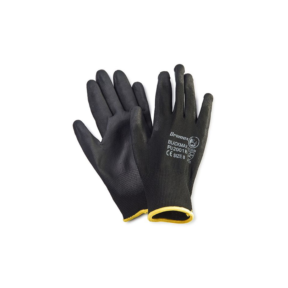 Gloves Blackmax Pu Coated Size 10 Large - 1UP Hardware