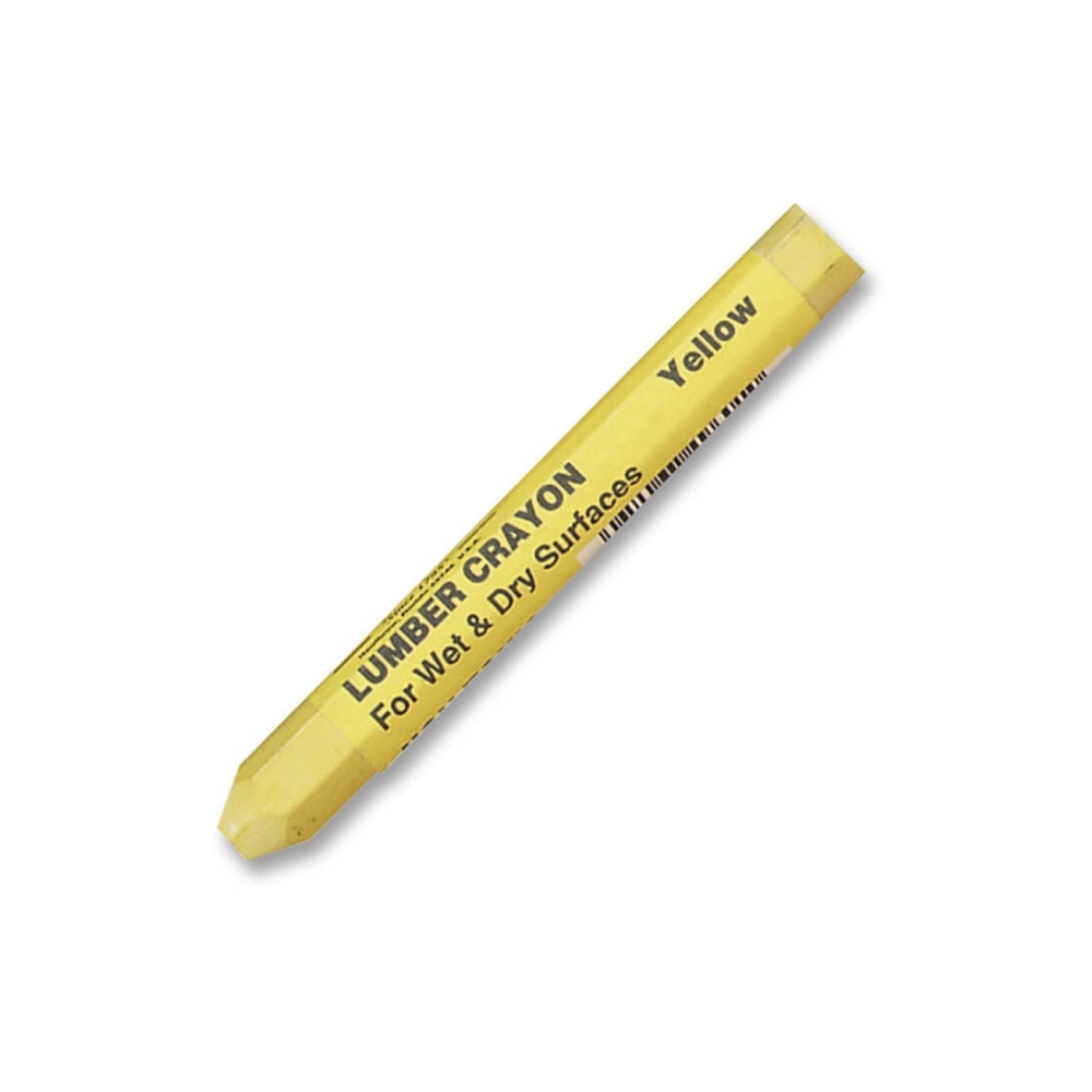Lumber Crayon Yellow Each - 1UP Hardware